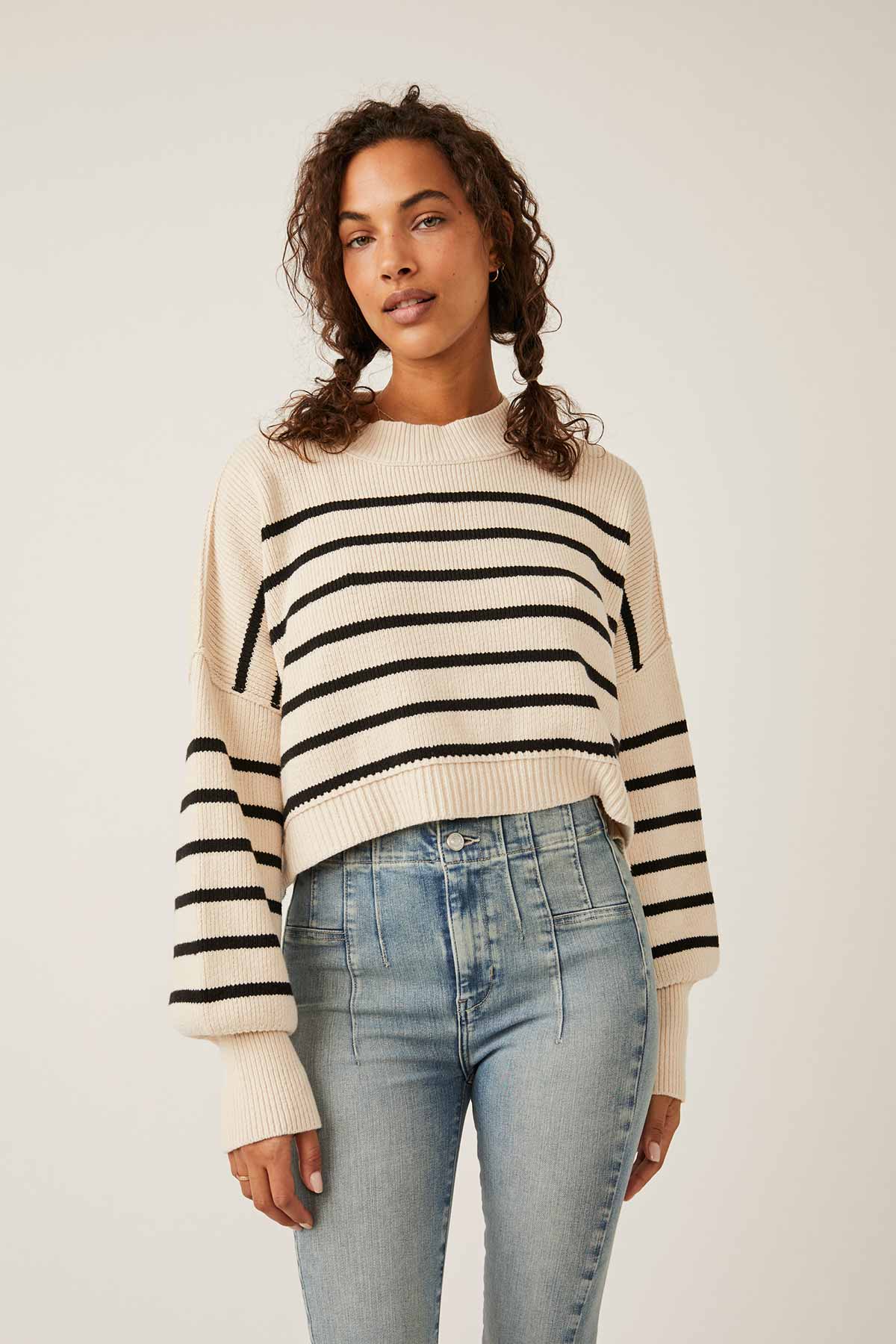 Free People Stripe Easy Street Crop - Pearl Combo – Love Spell