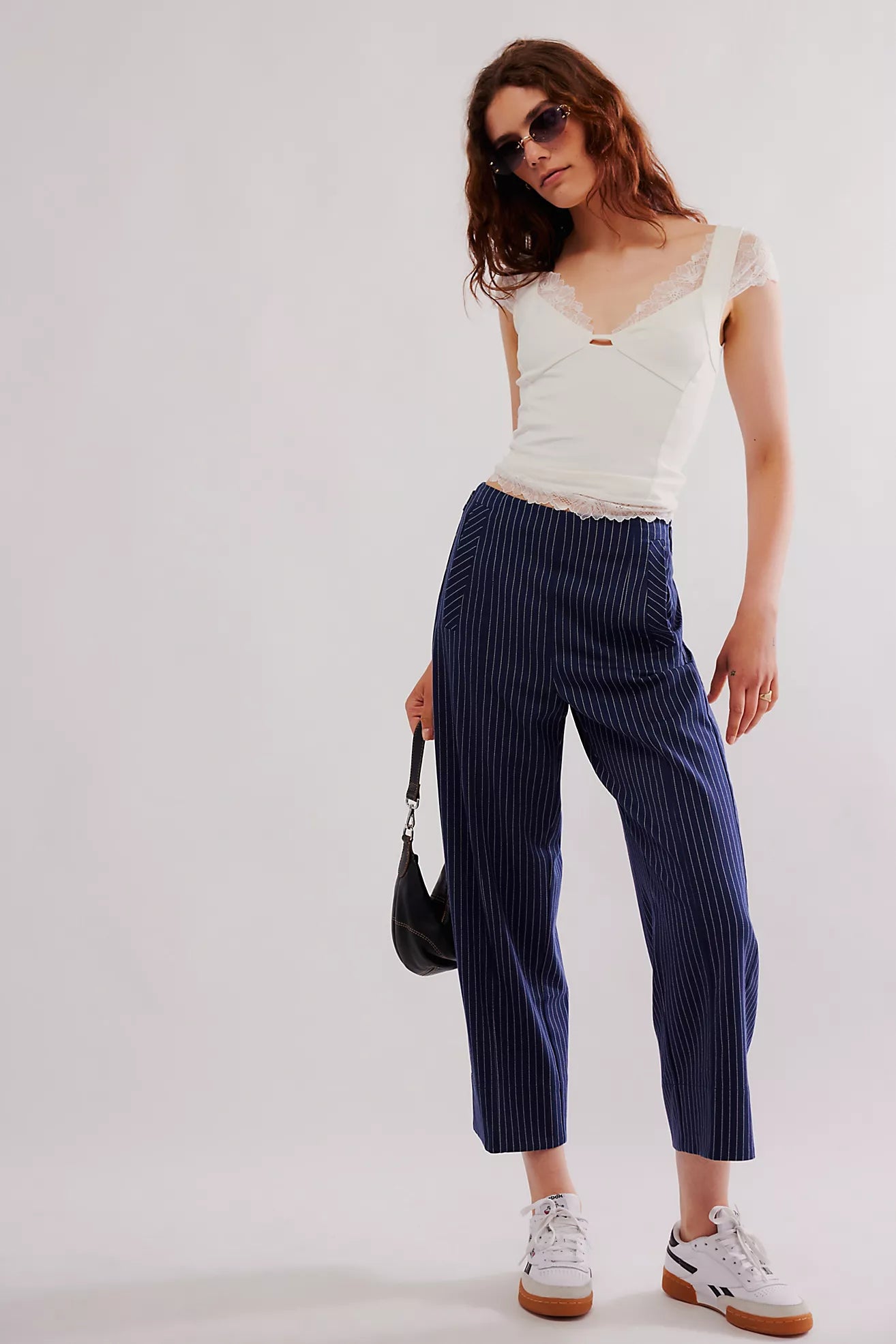Free People Acadia Trouser - Blue combo – Love Spell