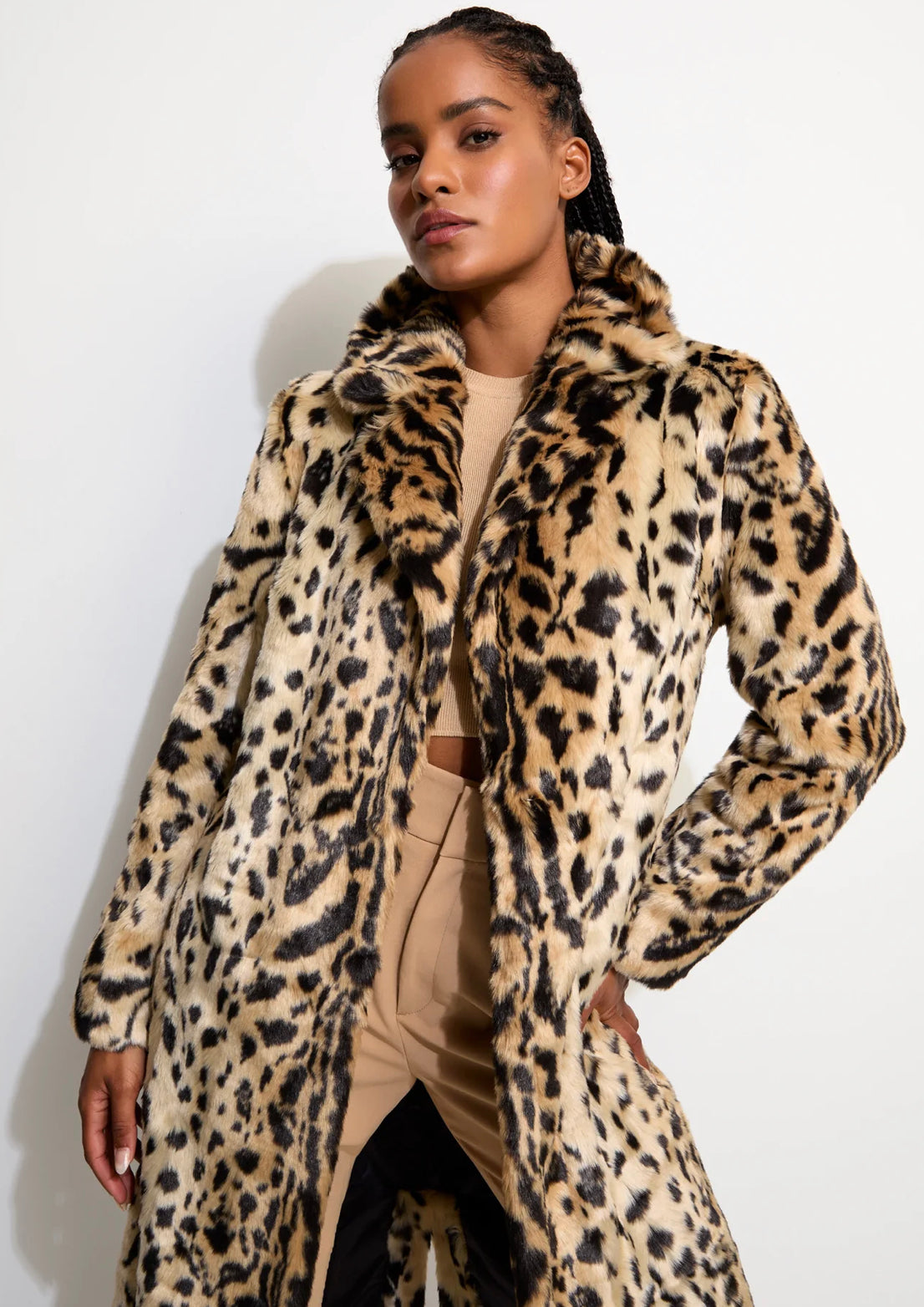 Unreal Fur The Long Song Coat - Leopard – Love Spell